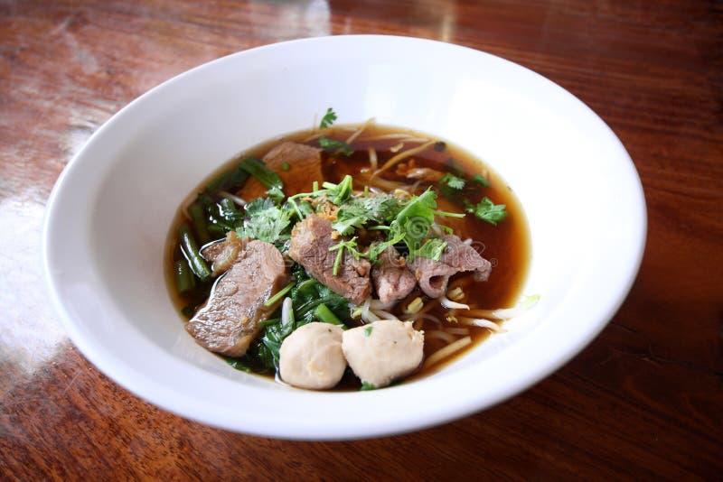 Asian rice noodle recipe. stock photo. Image of chinese - 65125504