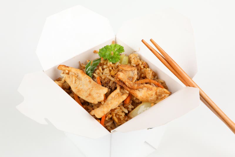 Asian rice with pork stock photo. Image of exotic, sprouts - 83492208