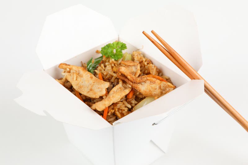Fried rice take out stock photo. Image of delicious, taste - 25440540