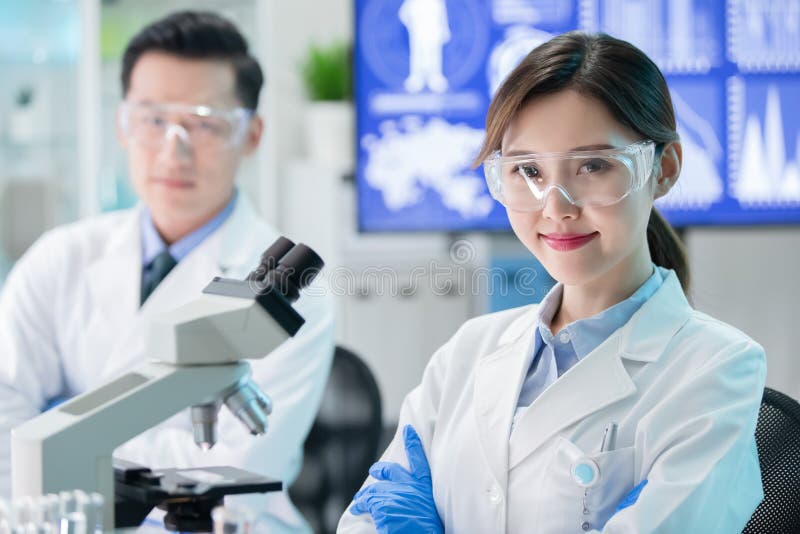 Asian Scientist Take Petri Dish Stock Photo - Image of analysis, asian ...