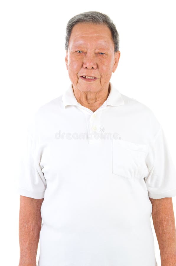 Asian senior man stock image. Image of pensioner, retired - 62122659