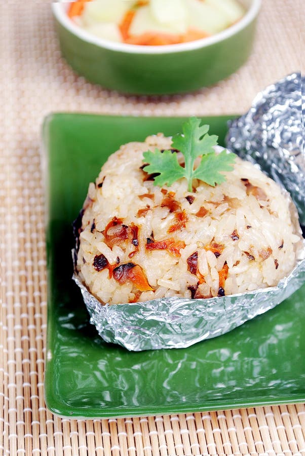 Asian Shrimp, Anchovy Fried Rice Stock Image - Image of asia, carrots ...