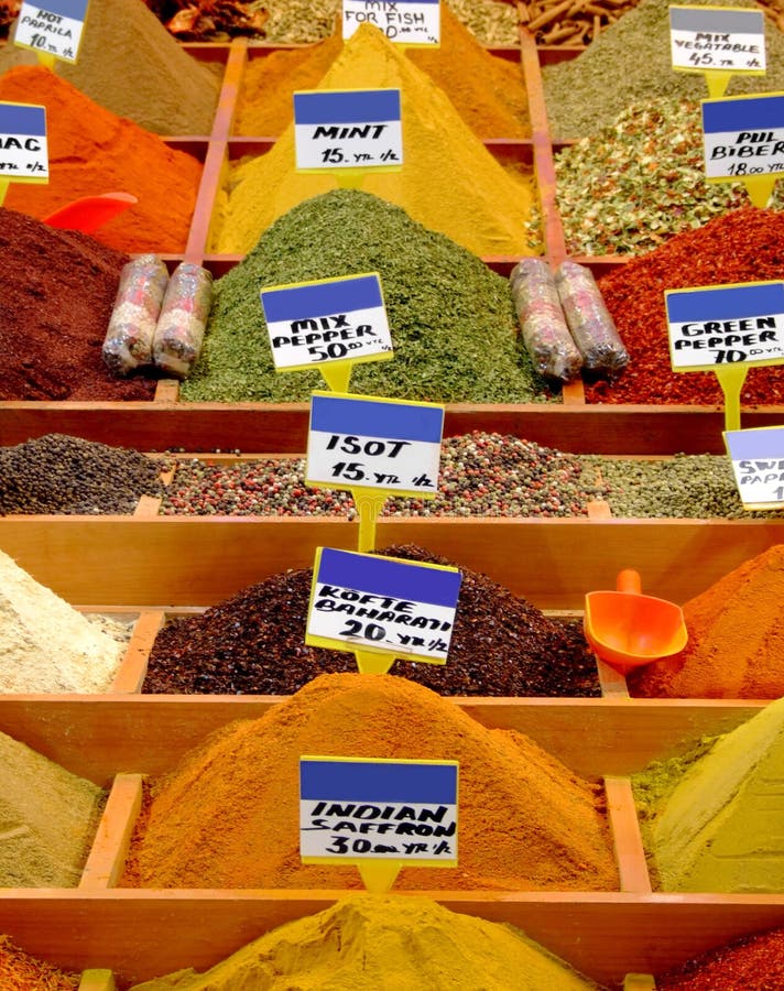 Asian spices stock image. Image of indian, mint, colorful - 2338517