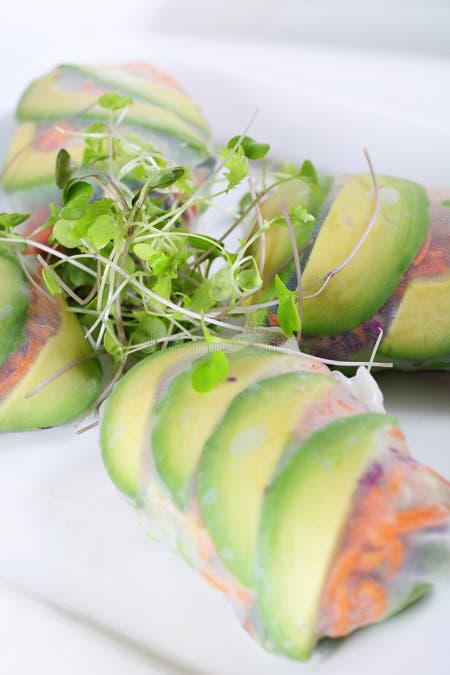 Asian Spring Roll Wrappers Vertical Stock Image - Image of colorful ...