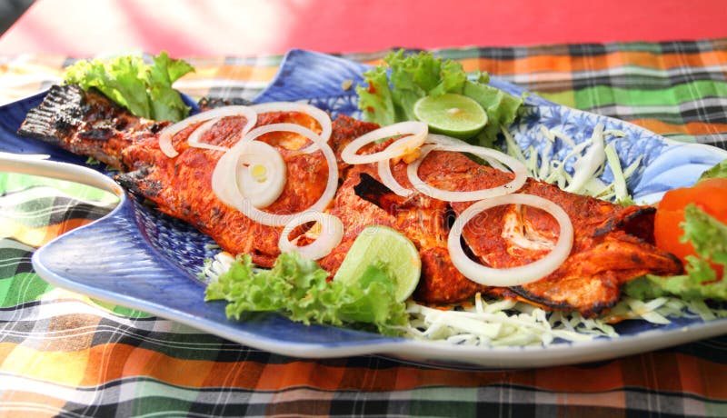 Asian stile hot spicy fish stock image. Image of nutrition - 27517211