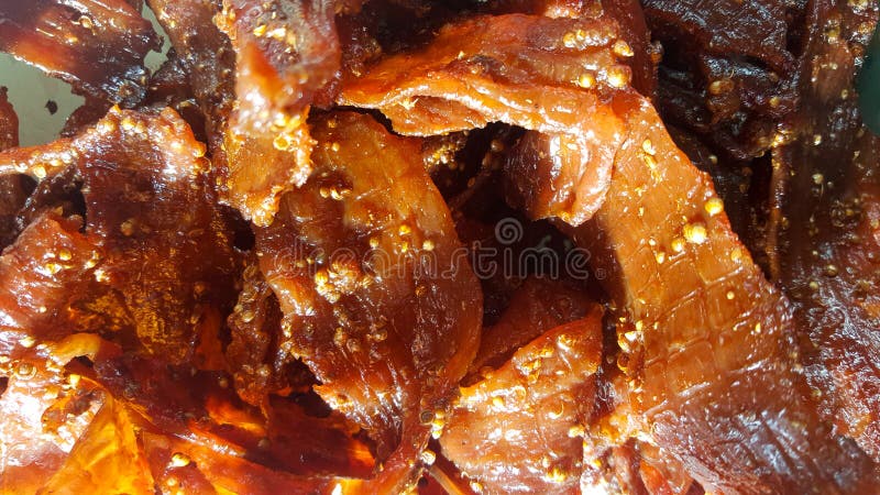 Sweet Meat Made of Steamed Sticky Rice Thai Snack Stock Image - Image ...