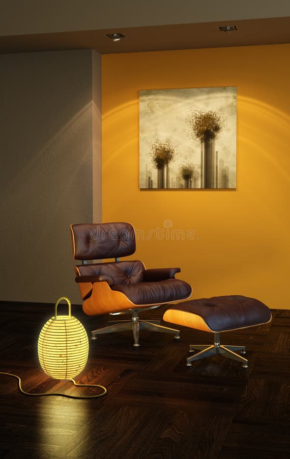 Asian style lounge room stock photo. Image of living, installation ...