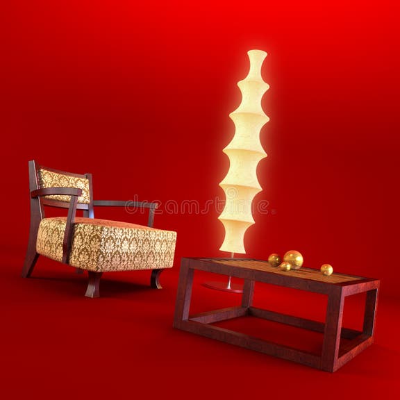 Asian style lounge room stock photo. Image of design, magnificence ...