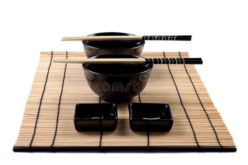 Asian table setting stock image. Image of plate, cuisine - 28190251