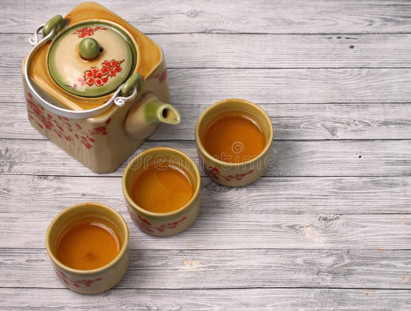 Asian tea set stock image. Image of traditional, health - 54196109