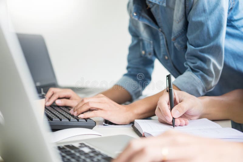 Asian Team Outsource Developer Looking Screen Programming Code W Stock ... Asian Team Outsource Developer Looking Screen Programming Code W Stock ...