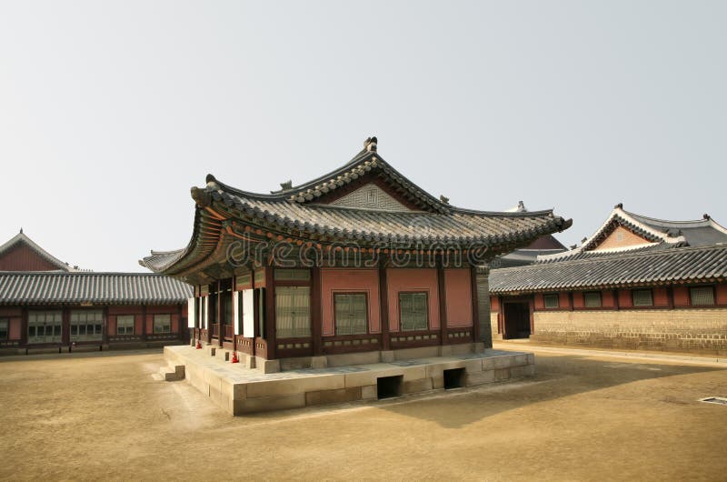 Asian Temple in Center stock photo. Image of eastern, brilliant - 8395932