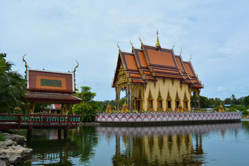 Asian Temple in the Tropics Stock Image - Image of religion, summer ...