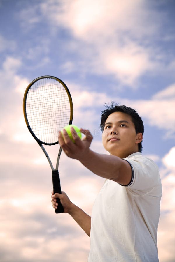 Asian tennis player stock photo. Image of asian, recreation - 8946668