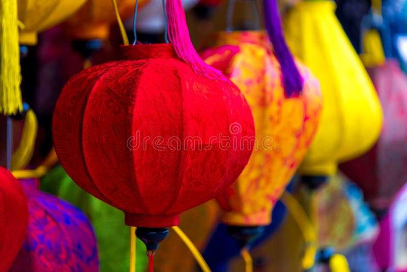 Asian Traditional Lantern Light Stock Photo - Image of nang, sparkle ...