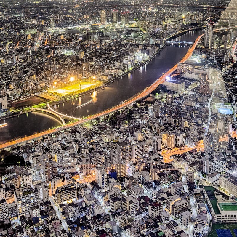 Asian Travel Destinations. Tokyo City Night View from the Highest ...