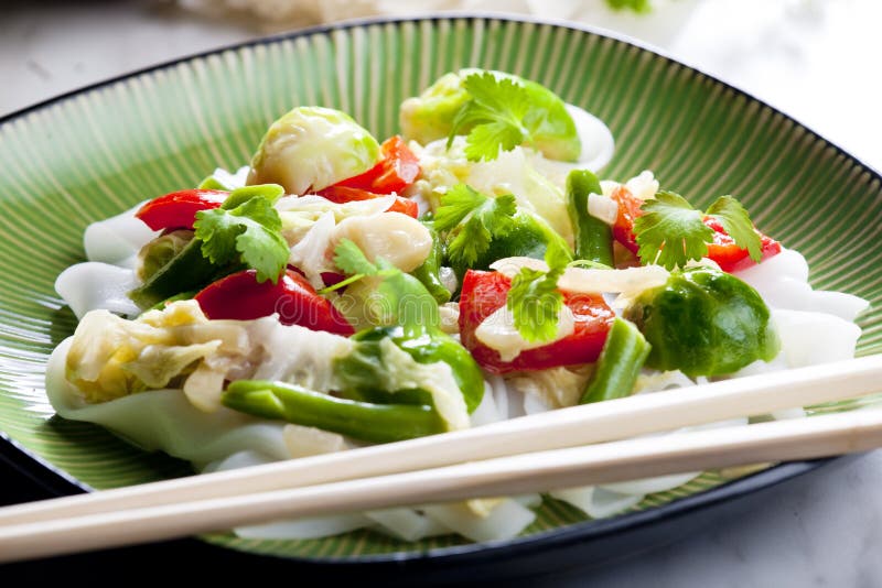 Asian Vegetables on Coconut Milk Stock Photo - Image of meal, cooking ...