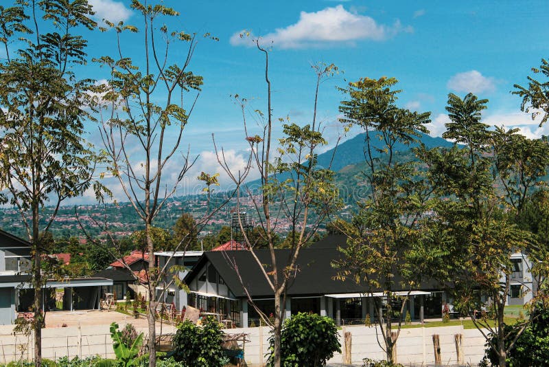 Asian Village in Bandung, West Java, Indonesia Stock Image - Image of ...