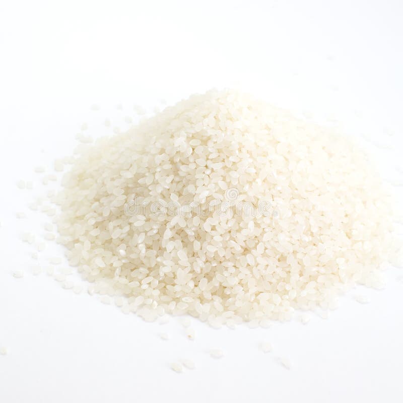 Asian White Rice or Uncooked White Rice Stock Image - Image of asian ...