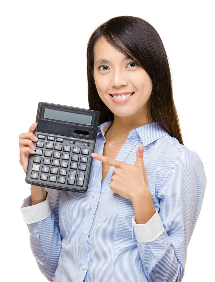 Chinese Office Lady Calculator Stock Photos - Free & Royalty-Free Stock ...