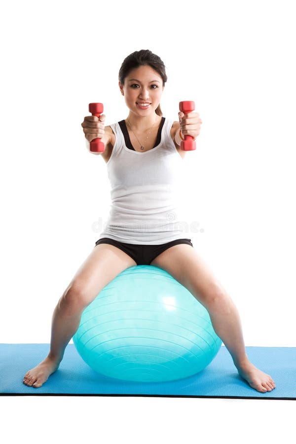 Asian woman exercise stock image. Image of athlete, asian - 4992265