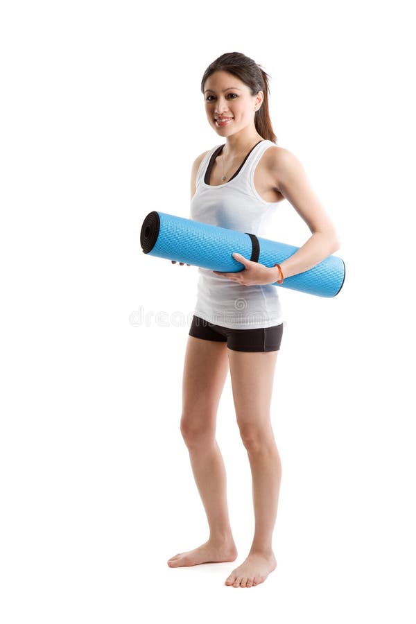 Asian woman exercise stock image. Image of beautiful, vertical - 5933407