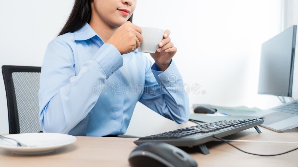 Asian Woman Programmer Typing Source Code with Computer Pc for Developing Program or Application ...