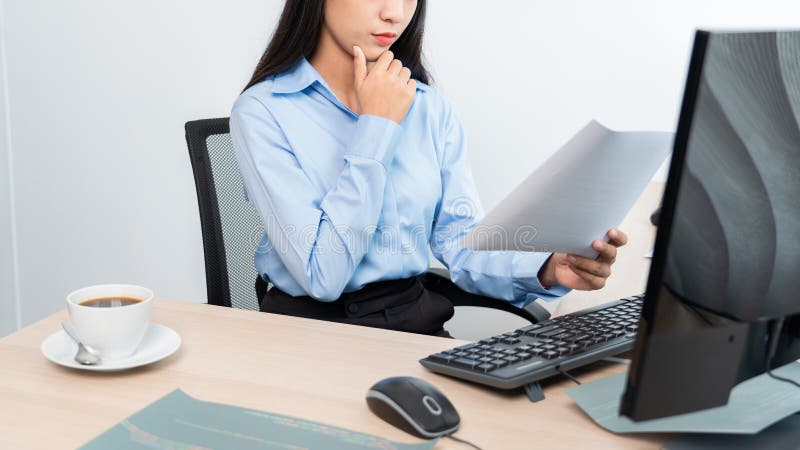 Asian Woman Programmer Typing Source Code With Computer Pc For Developing Program Or Application