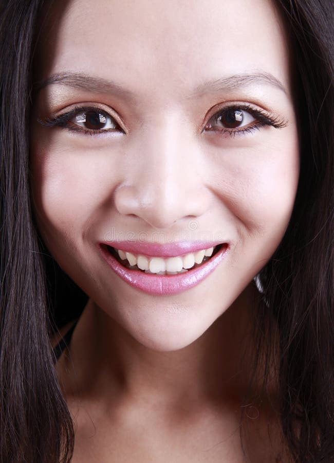 Asian woman s face stock image. Image of looking, studio - 15670447