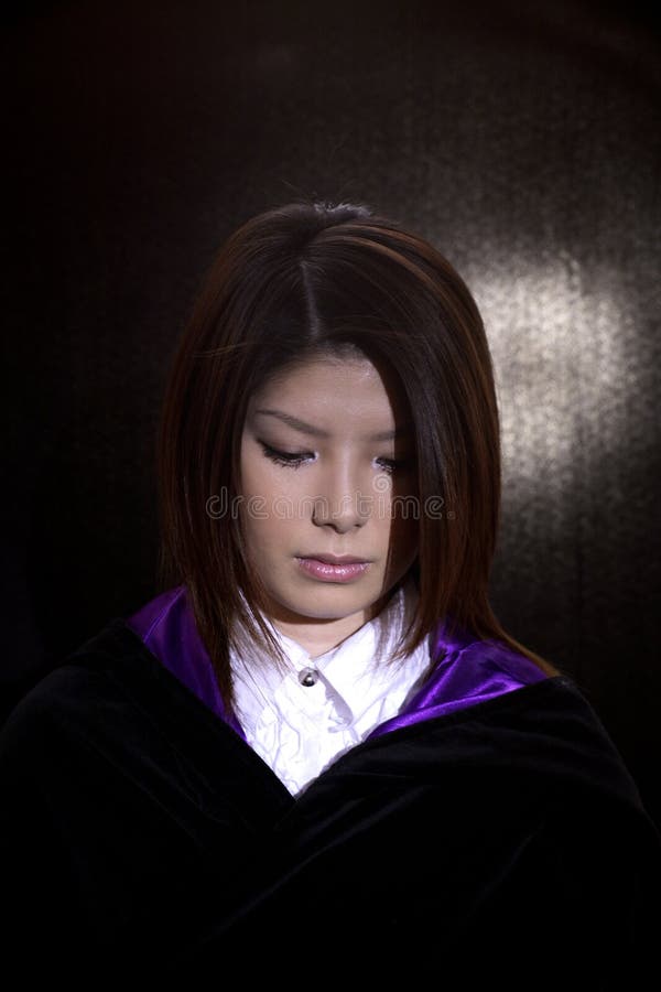 Asian woman sad stock image. Image of japanese, pretty - 13577605