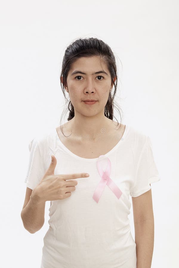 Woman Breast Cancer Awareness Stock Image Image Of Girl Healthcare