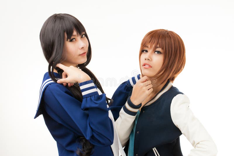 Asian women cosplay stock photo. Image of pretty, teen - 33411806