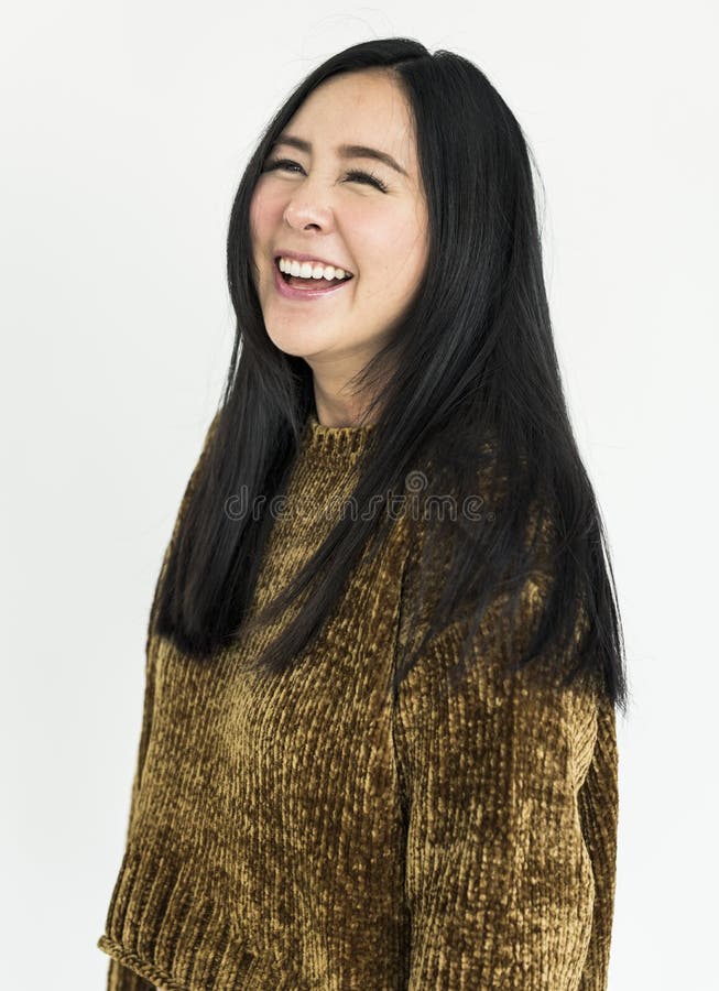 Asian Women Smiling Happiness Concept Stock Image - Image of cute ...