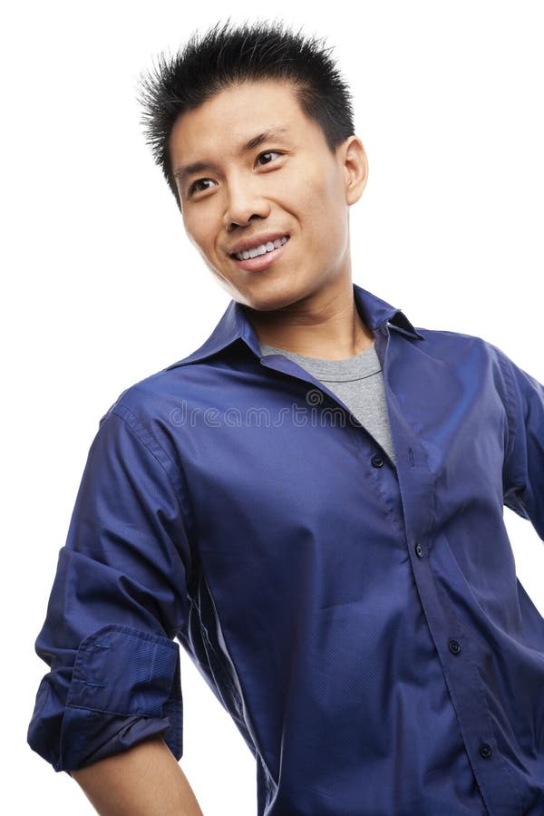 Asian young man stock image. Image of portrait, isolated - 10546429