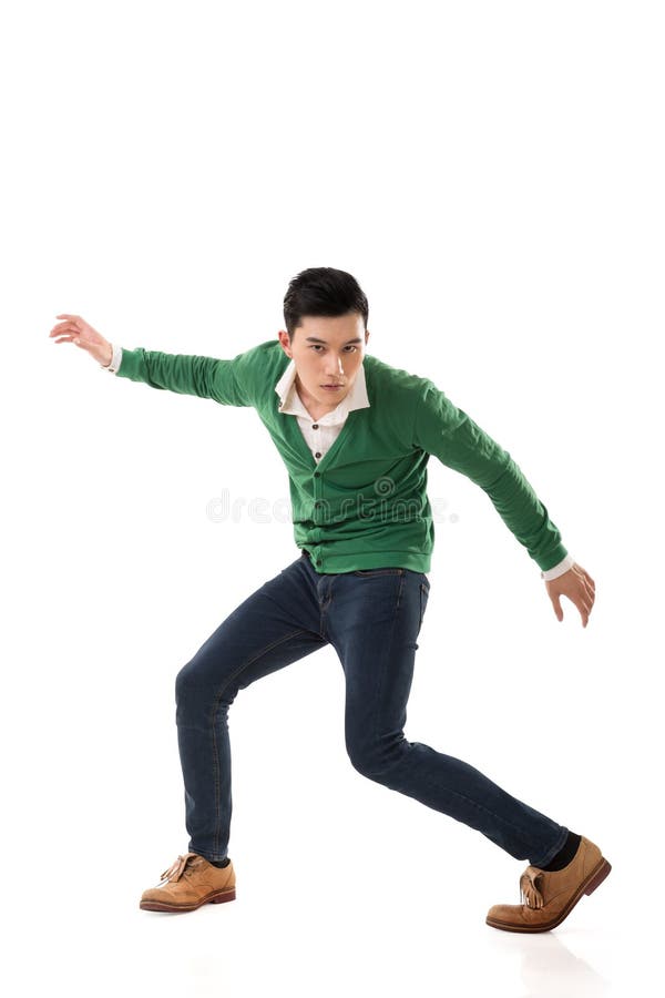 Asian young man dance stock photo. Image of entertainment - 74276852