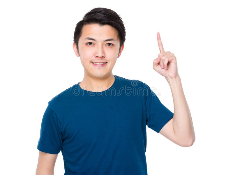 1,252 Asian Young Man Finger Point Up Stock Photos - Free & Royalty ...