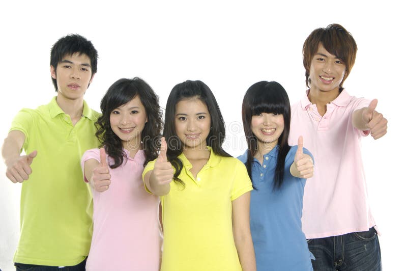 Asian teens stock image. Image of university, pretty, thin - 7539125