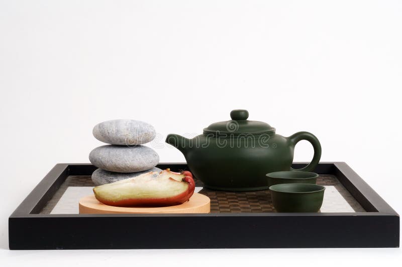 Asian zen tea and snack stock photo. Image of japanese - 502964