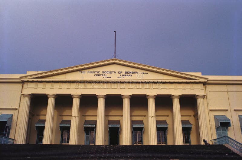 Indian Monument Asiatic Library Bombay Mumbai Maharashtra India Stock ...