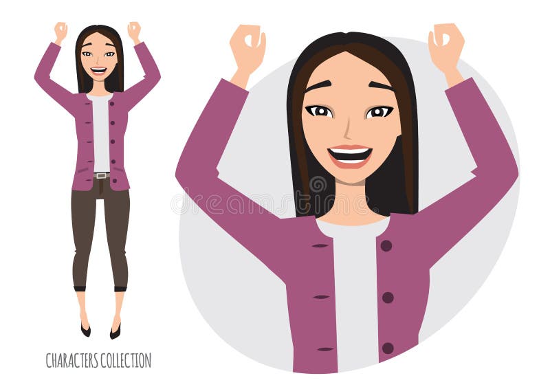 Frau Freut Sich on-line Einkauf, Den Auf Dem Hintergrund Der Tablette ...