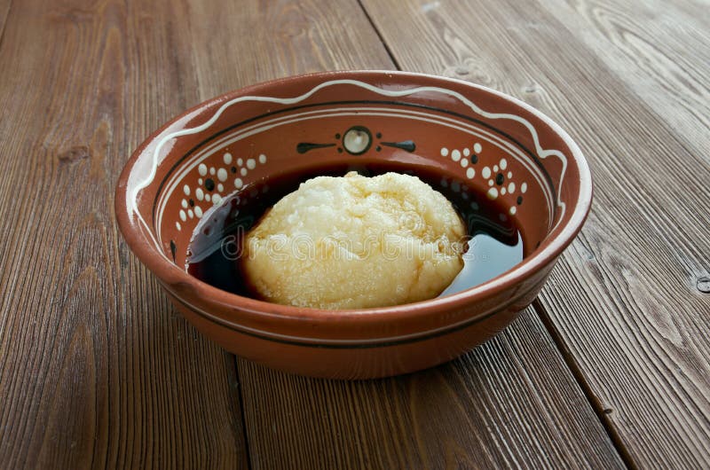 Assidatzgougou - Traditioneel Tunesisch Die Dessert Op Cele Wordt ...