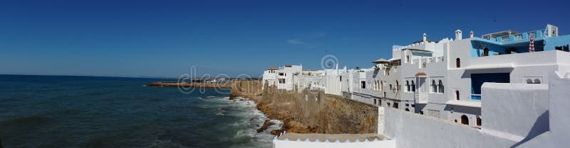 Asilah stock image. Image of morocco, asilah, city, ocean - 58623773