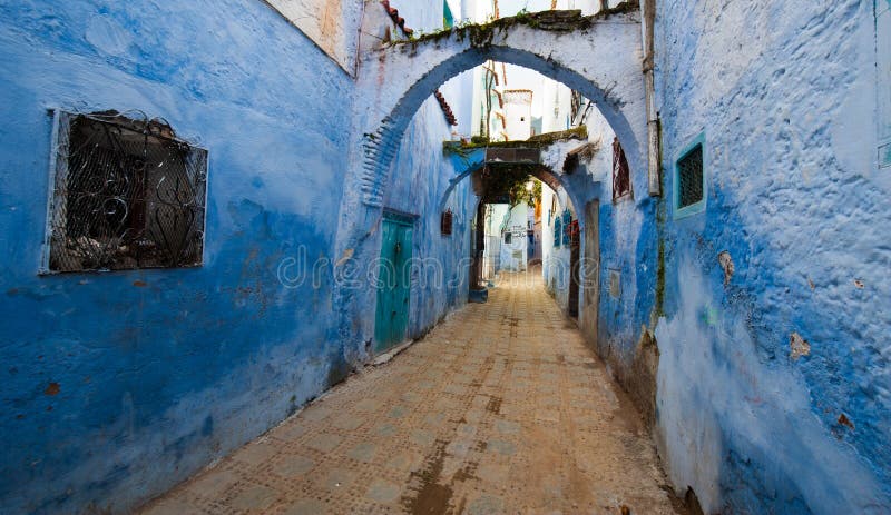 Asilah Medina viejo foto editorial. Imagen de calle, oriente - 41744281