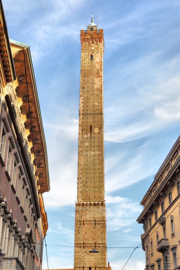 Asinelli tower stock photo. Image of europe, italia, tower - 79644800