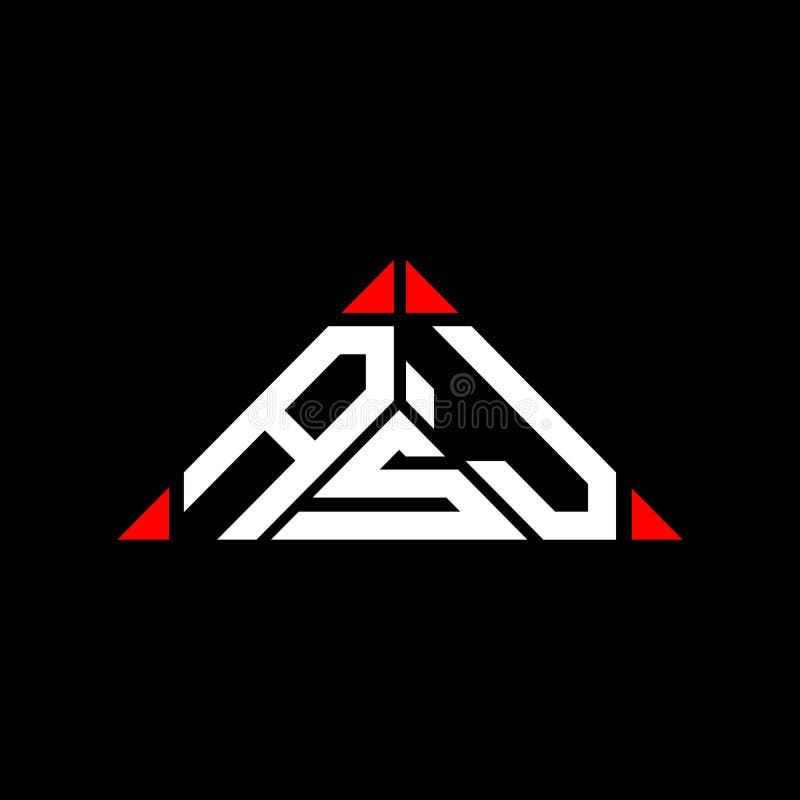 ASJ Letter Logo Creative Design with Vector Graphic, ASJ Simple and ...