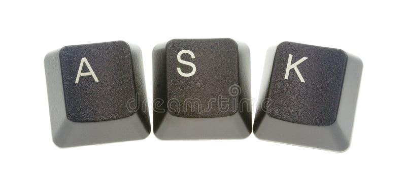 Ask stock photo. Image of title, keyboard, alphabets, blocks - 1787280