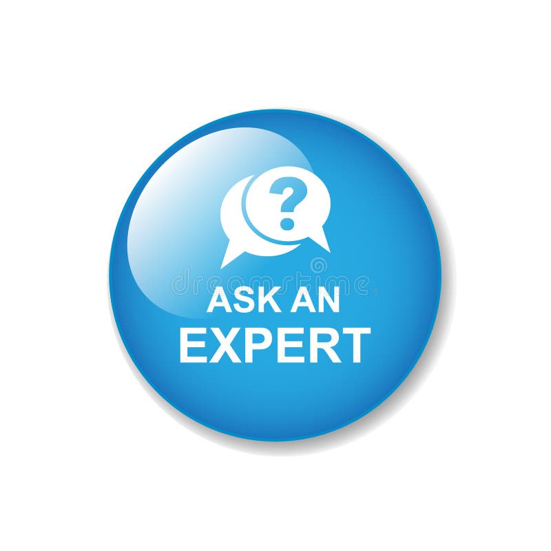 Ask the expert stock illustration. Illustration of coaching - 122363421