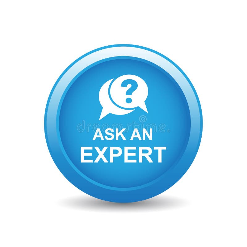 Ask the expert stock illustration. Illustration of coaching - 122363421