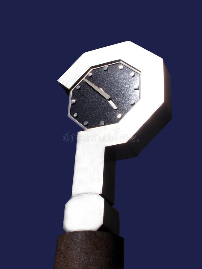 Ask Me About Time. Time To Ask A Question Stock Image - Image of statue ...