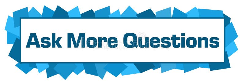 Any Questions Blue Squares Stripes Stock Illustration - Illustration of ...